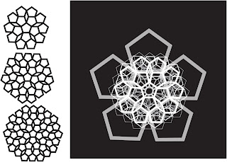 Graphic design: Construction of the quasicrystal