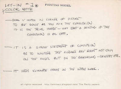 The Reilly Papers: The Color Note