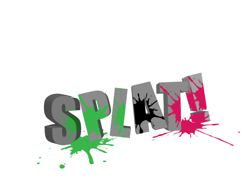 ashley's thoughhts: Splat Splat Splat