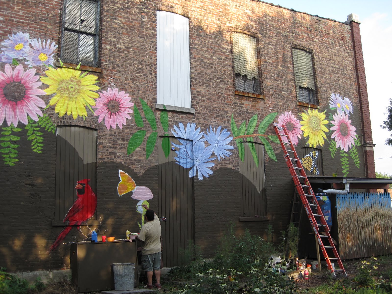 Cobalt Studio: Mural progress pics here..finally