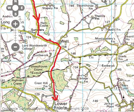Bike Life: Sunday morning ride to Upper Froyle - 23/01/11 - 24 Miles