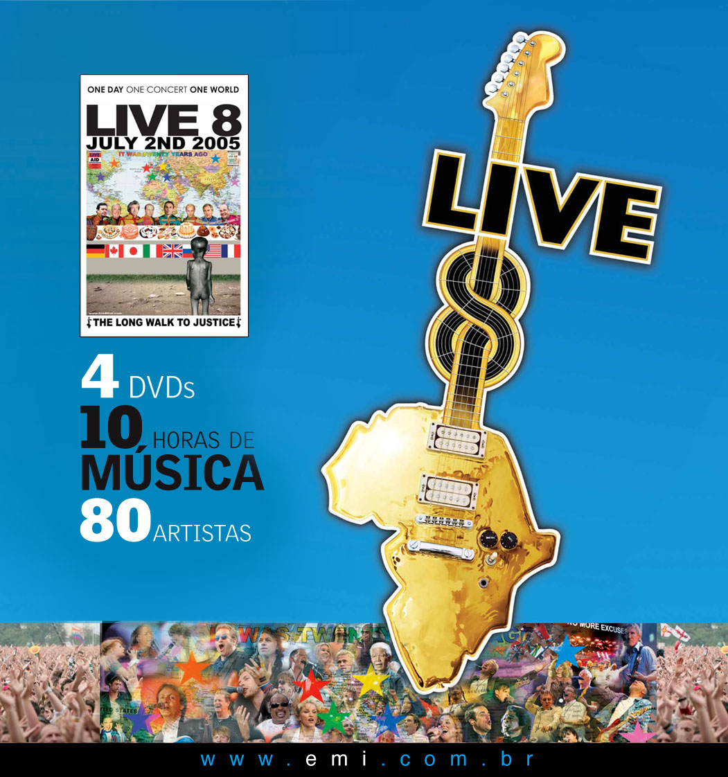 Projetos do Gabinete: LIVE 8 / Brasil