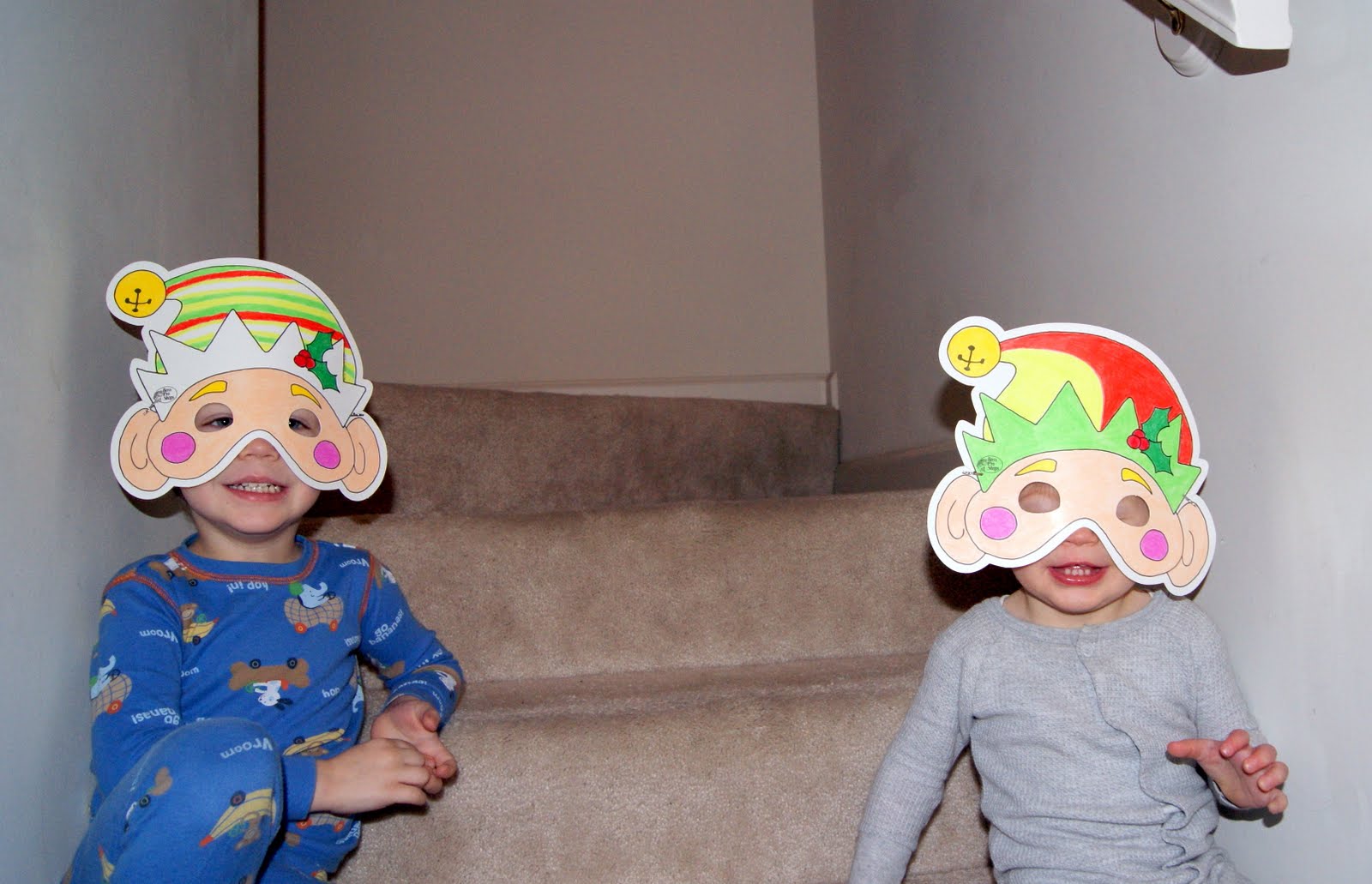 Elf Mischief - Night 25 - Elf PJ's & Masks