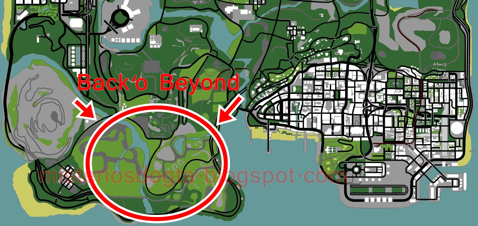 Mistérios do GTA: [Mistério GTASA] - Back'o Beyond
