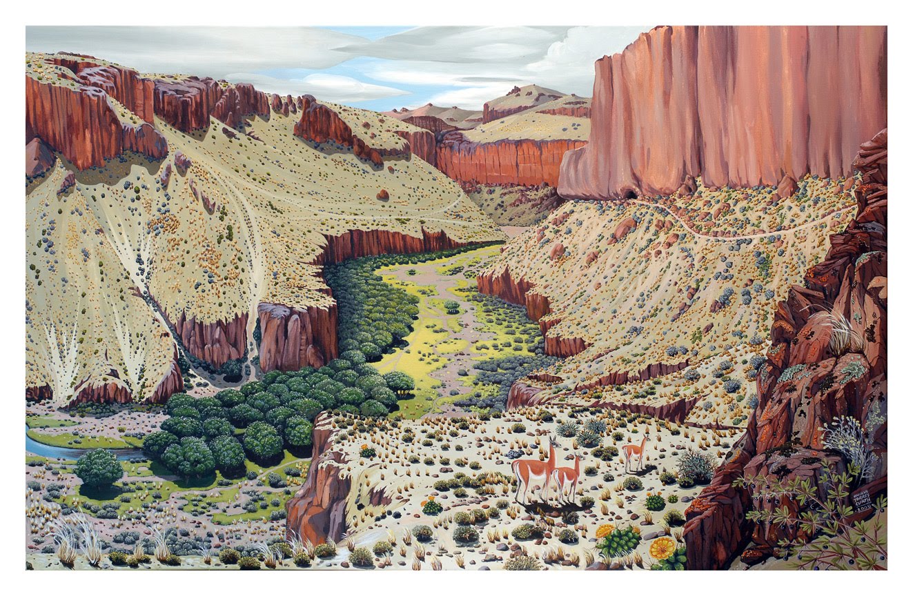Viviana Torres Curth Galeria de obras: Cañadon Rio Pinturas