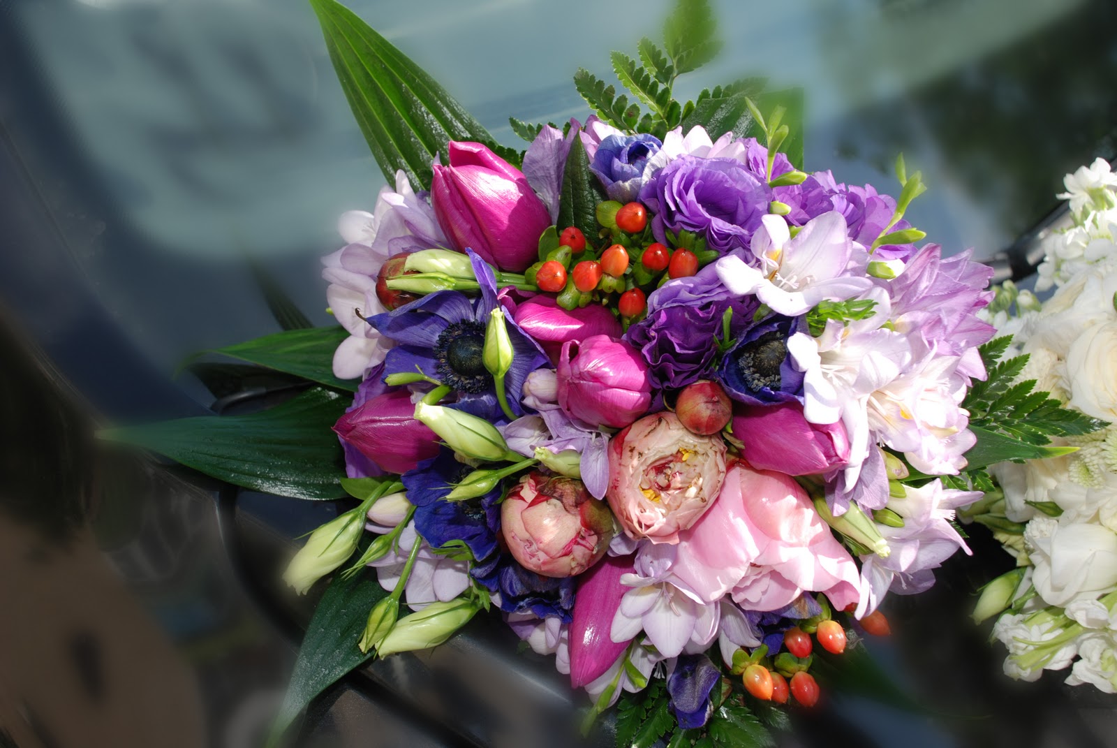 Floraria BLOOM Sibiu Blog: Buchete Mireasa roz - alb - mov - verde