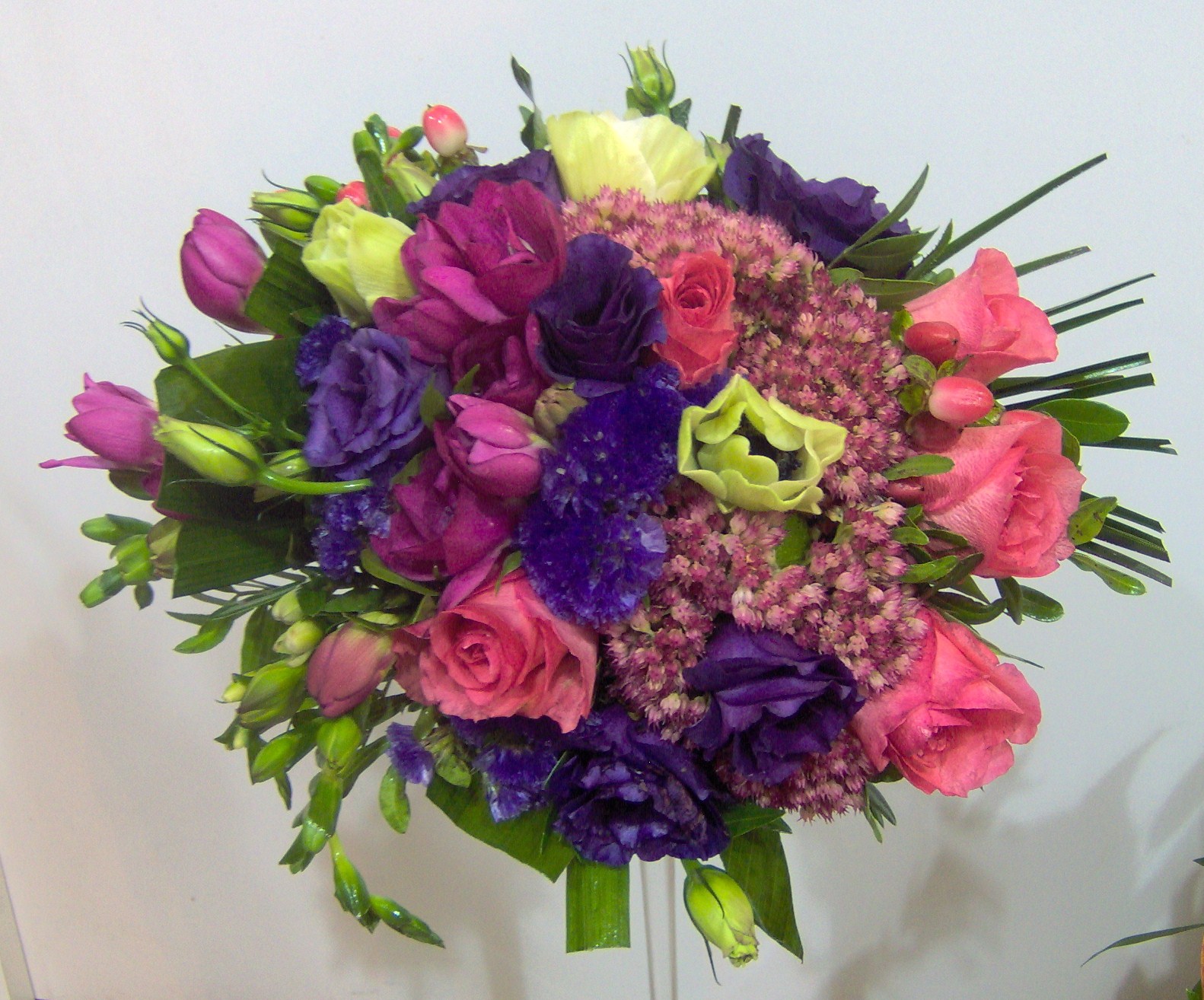 Floraria BLOOM Sibiu Blog: Buchete Mireasa roz - alb - mov - verde