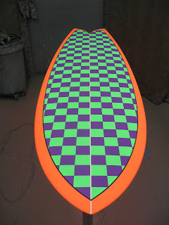 surfboards love color: custom checkers