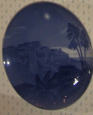 Carola Nativity Gallery: Blue Collector Plates with a Nativity Theme III