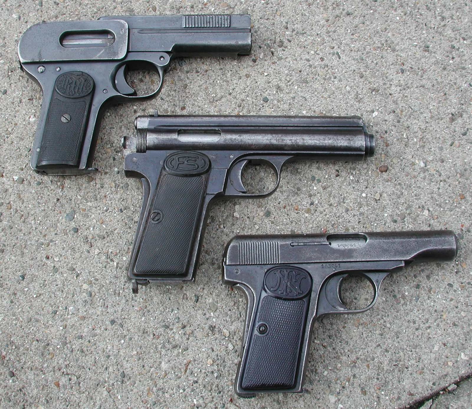 The Arms Room: Continental .32 Pocket Pistols, 1907-1912, Part I