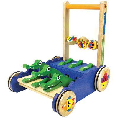 The Crocophiles: Chomp and Clack Wooden Alligator Walker