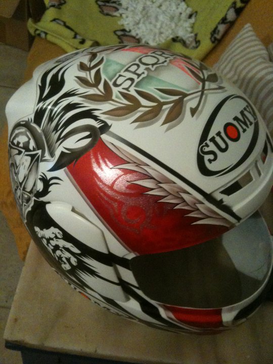 Racing Helmets Garage: Suomy Apex M.Fabrizio 2011 by Sole Art Design