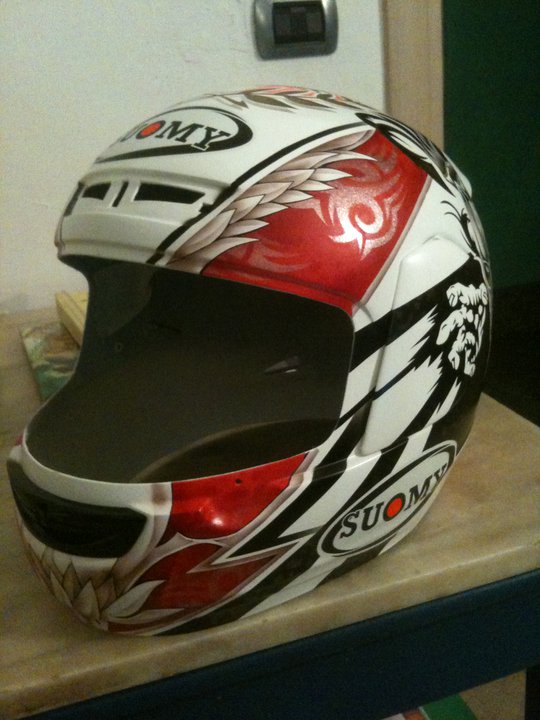 Racing Helmets Garage: Suomy Apex M.Fabrizio 2011 by Sole Art Design