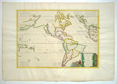 Mapas antiguos: Sanson 1699 Atlantis Insula