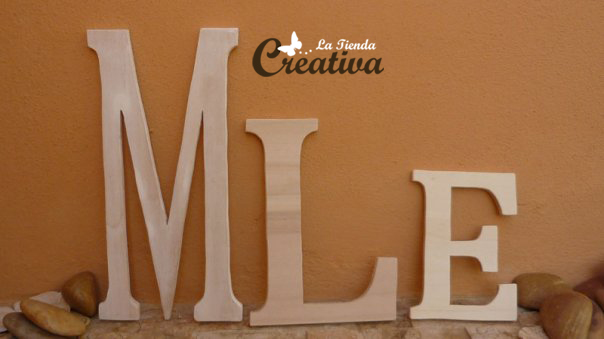 La Tienda Creativa - Letras para decorar y mucho más: Letras de madera
