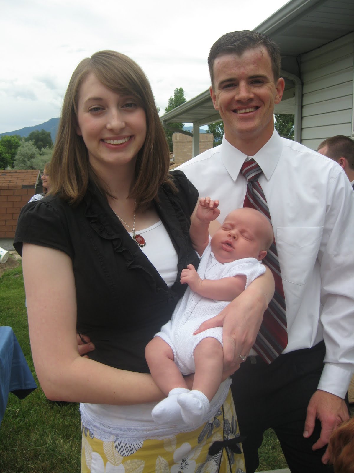 BOYER FAMILY FUN...: Cason's Baby Blessing
