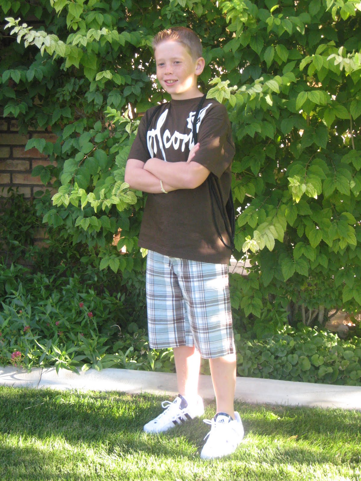 BOYER FAMILY FUN...: Dylan's 1st day of school....4th Grade!