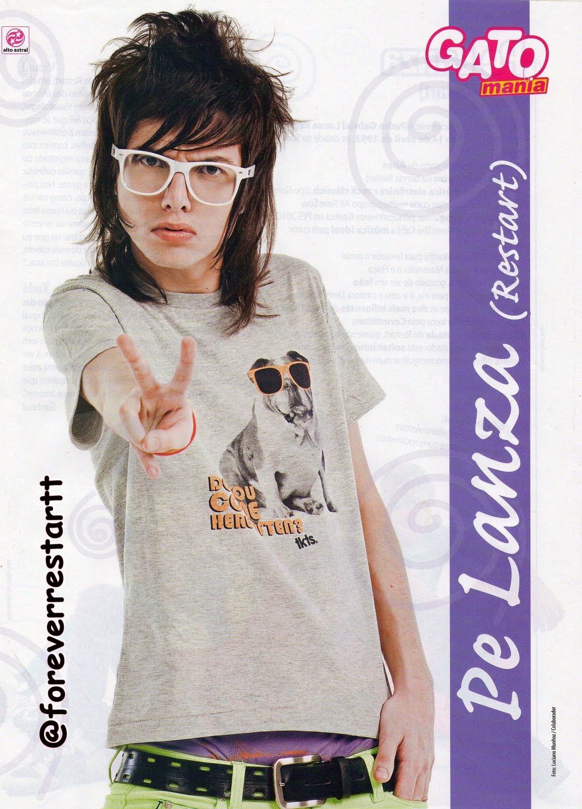 -FOREVER RESTART: Pe Lanza na revista ''GATO MANIA''