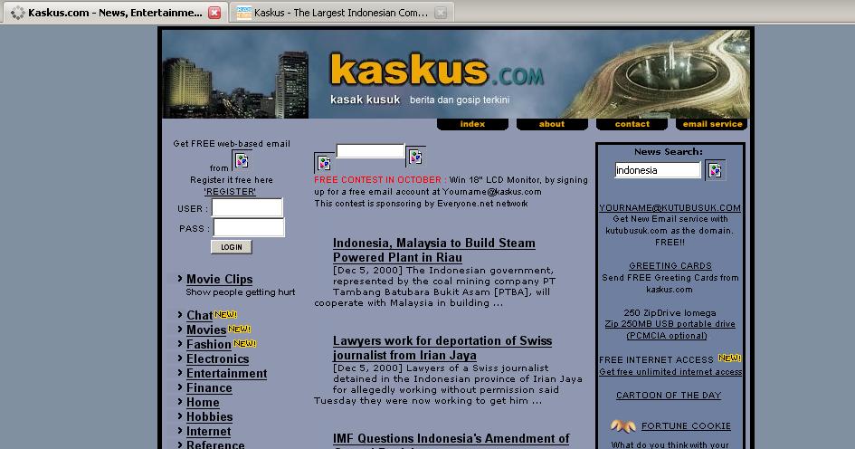 7 Tampilan Awal Website Terkenal - Ajaib Abadi - Ajaib dan Aneh Seluruh ...