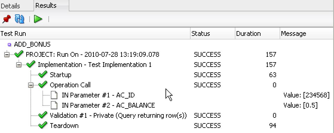 Computing: Oracle SQL Developer - UNIT TESTING