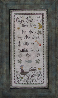 Witch Stitches The Primitive Needle: Cape Cod's Boys and a wICkeD freebie