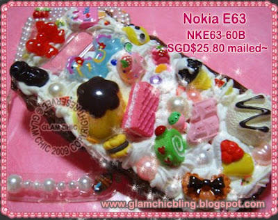 ♥ GlamChicBling ♥: Nokia E63 Bling Bling Decotti Crystal Case($25.80)