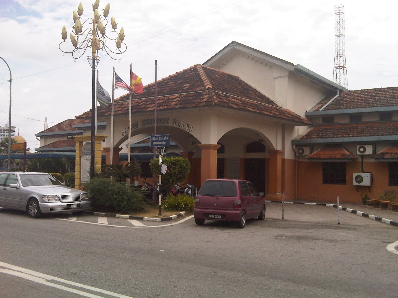 Times of Malaya: Klang Town Railway Station, Selangor