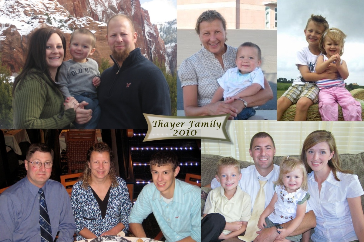 Diane's Family Adventures: Thayer Family Photo