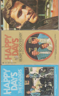 POP CULTURE SHOP: 3 HAPPY DAYS BOOKS VINTAGE FONZIE RARE OOP NOVELS 1974!