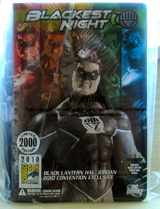 POP CULTURE SHOP: HAL JORDAN BLACK LANTERN ACTION FIGURE SDCC LT ED 2,000
