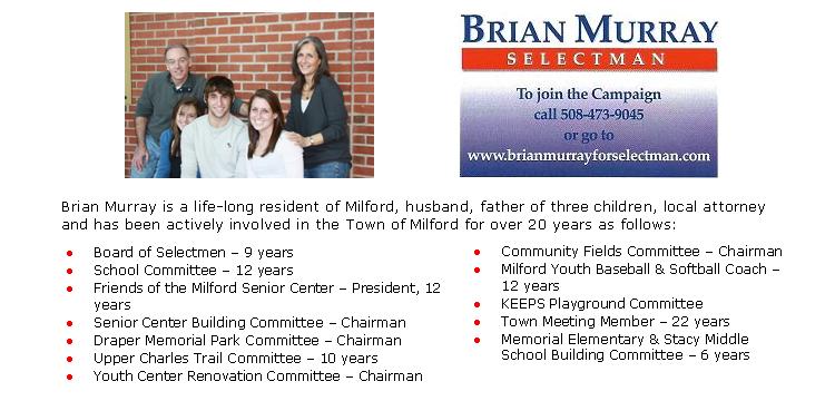 Re-Elect Brian Murray for Selectman