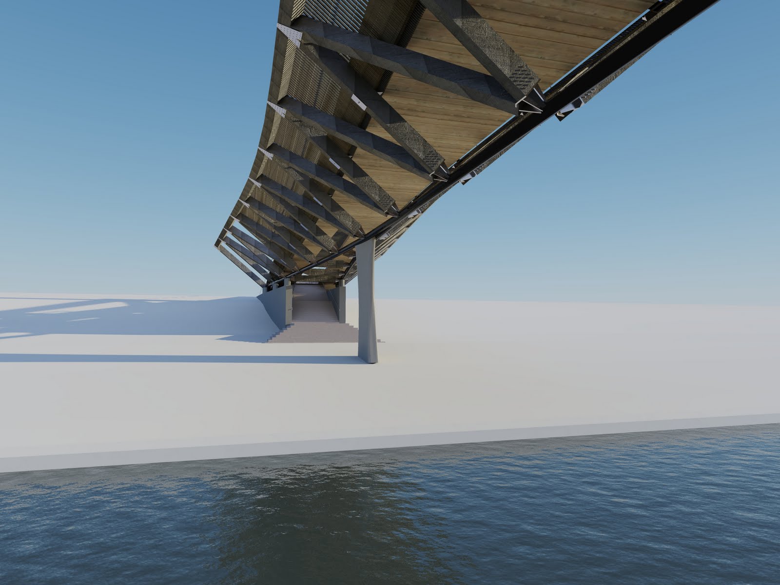 Sidell Gibson Architects: ReVeal Bridge Concept