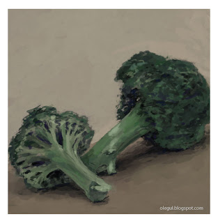 still life - broccoli