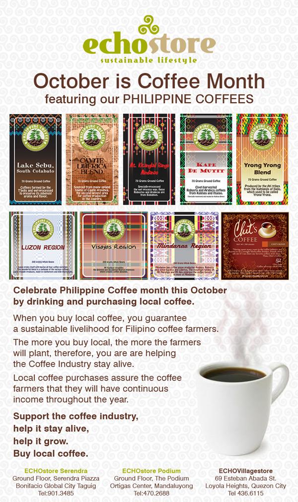 Celebrate October Coffee Month with Echo Store