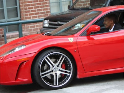 Celebrity Cars: Nick Cannon in Red Ferrari F430