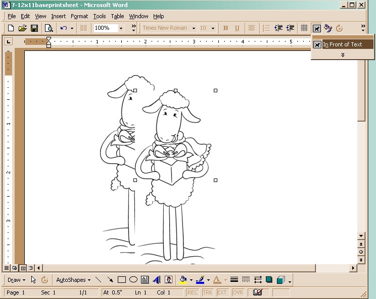 Doodle Pantry Digital Doodles Blog: Layering Digi Images in MS Word