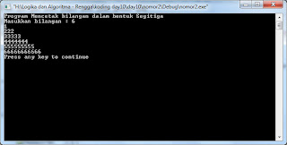 Program Bilangan Piramida