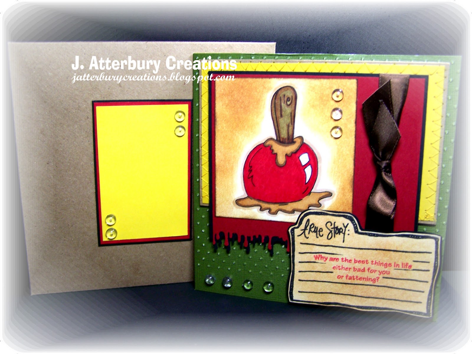 J. ATTERBURY CREATIONS: Sweet Candy Apple Card...