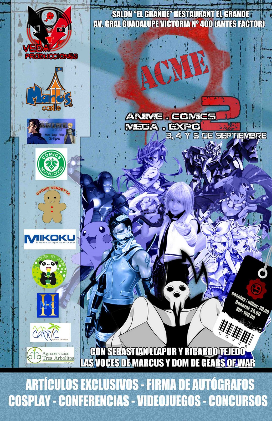 VEDA: BOLETIN SEMANA: POSTERS OFICIALES A.C.M.E 2