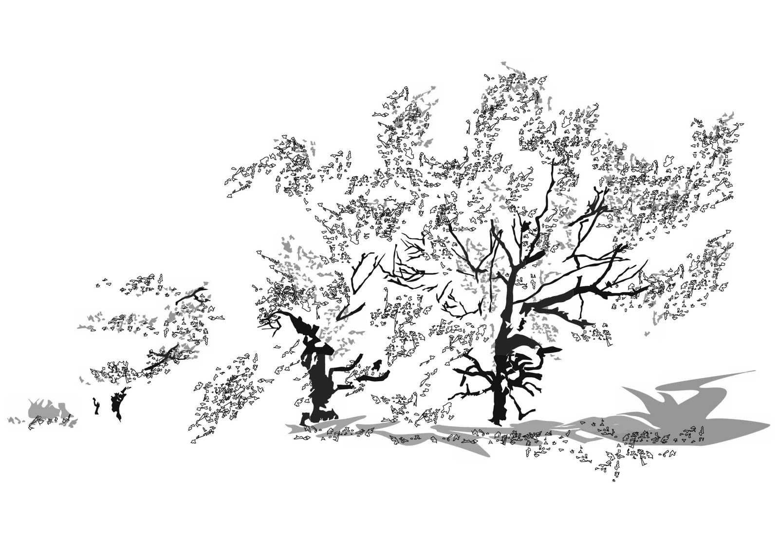 J. Barbato: Collage: Light and Shadow