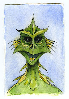 Les dessins de Daniel: L'homme-poisson - The Fish Man