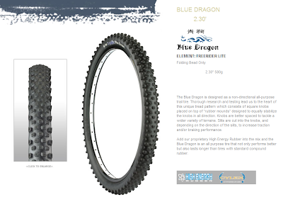 XCR: Agotado Neumatico Tioga Blue Dragon 2.30 Freerider Lite Aro 26 Usa ...