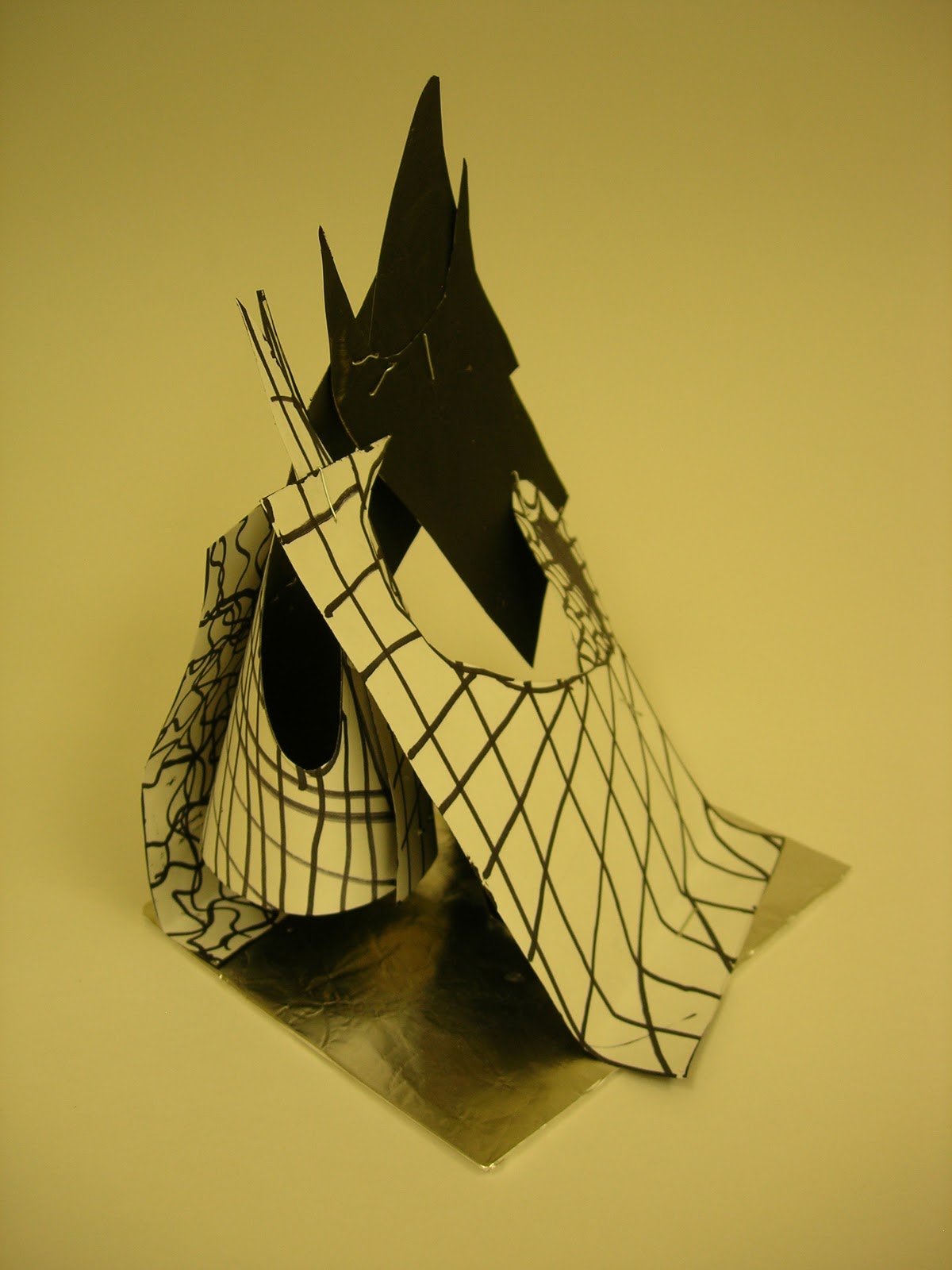 Mrs. Manzella's Student Gallery: 3rd Grade 3D Paper Pattern Sculptures
