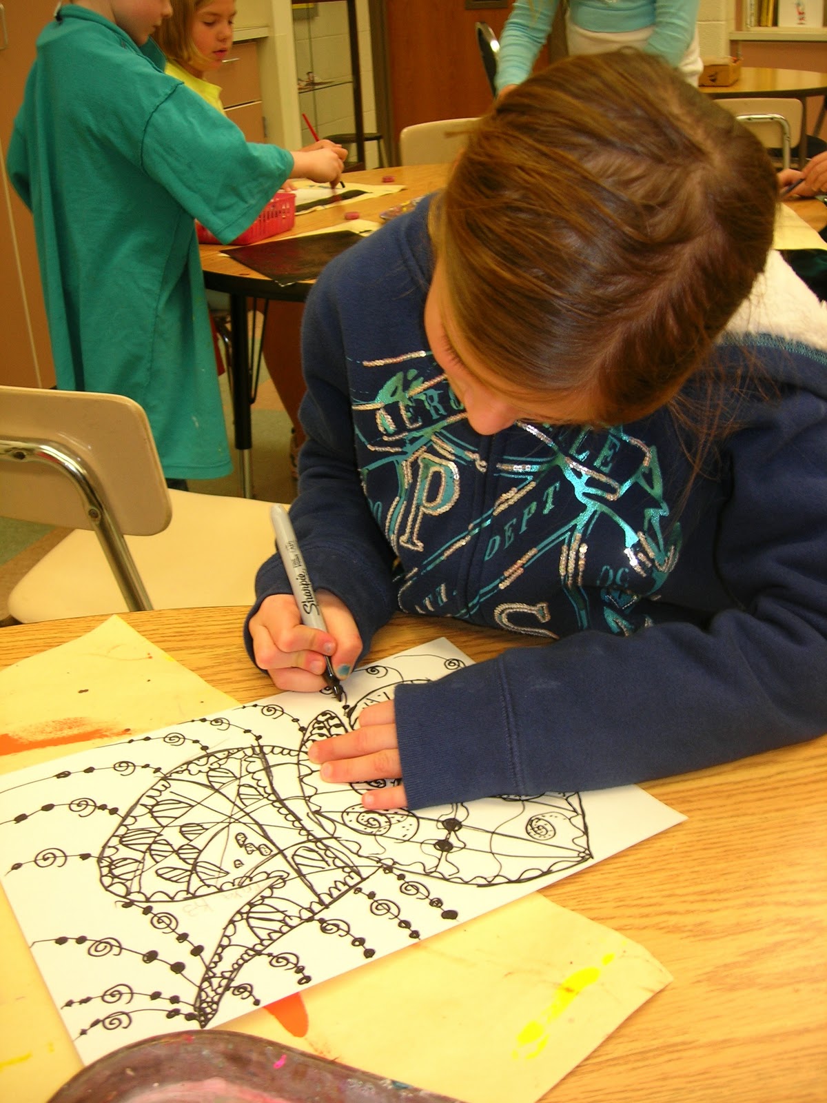 Mrs. Manzella's Student Gallery: 3rd Grade 3D Paper Pattern Sculptures