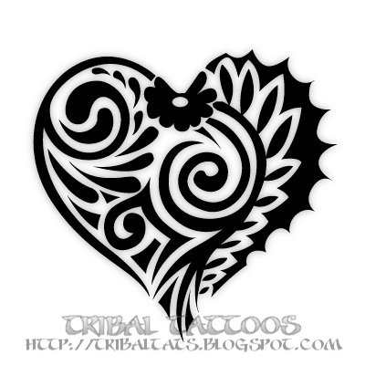 Our Tattoo: 10 Unique Designs of Tribal Heart Tattoos