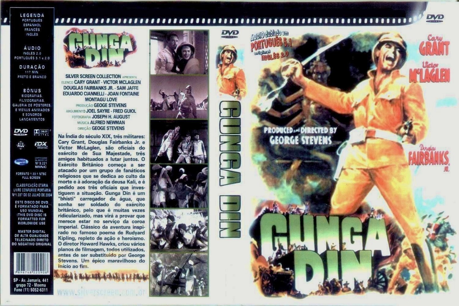 Capas Filmes Aventura: Gunga-Din