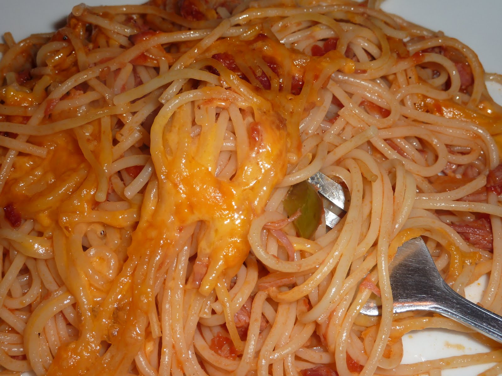 Dans ma Boustifaille !: * Spaghetti au jambon