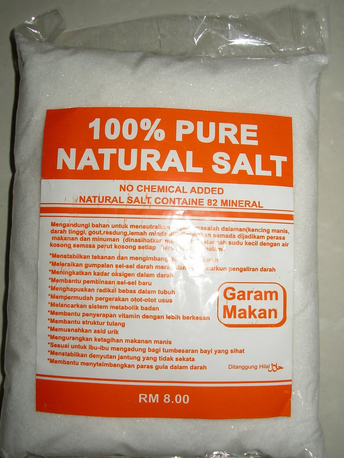 YOUR ONLINE SHOP ::::::Segalanya Hanya Di Hujung Jari: Garam Makan ...