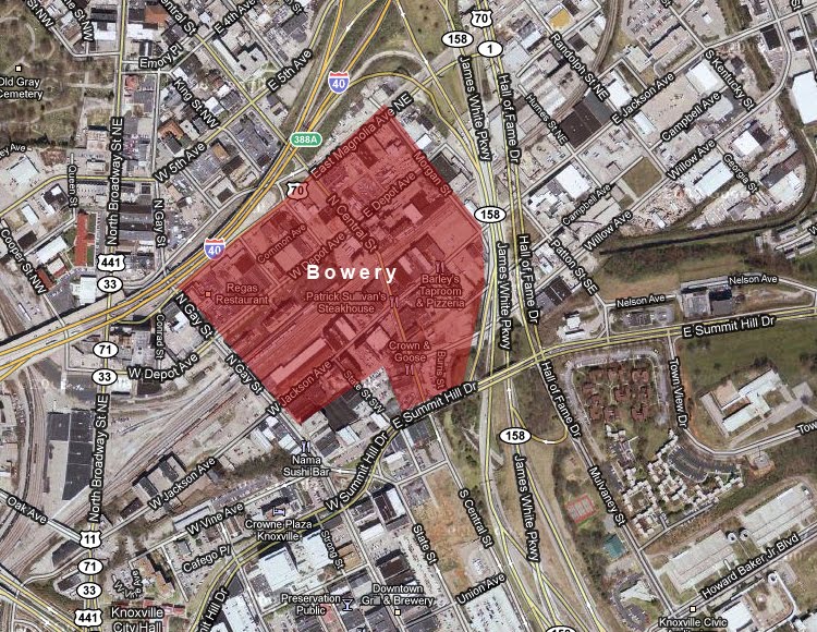 where's the old city? in the bowery