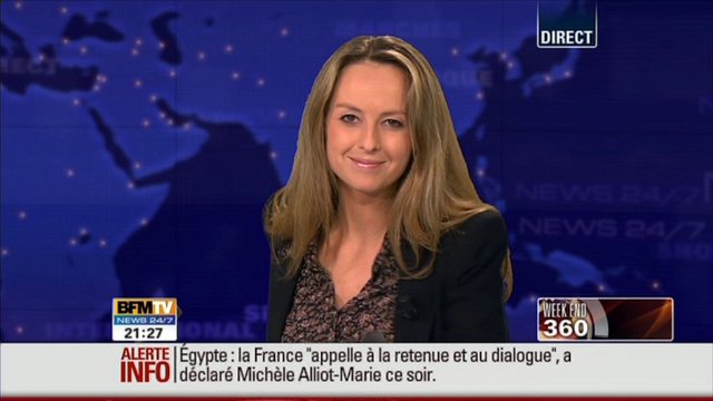 vuesalatele: Céline COURATIN - BFM TV - 2011 01 28